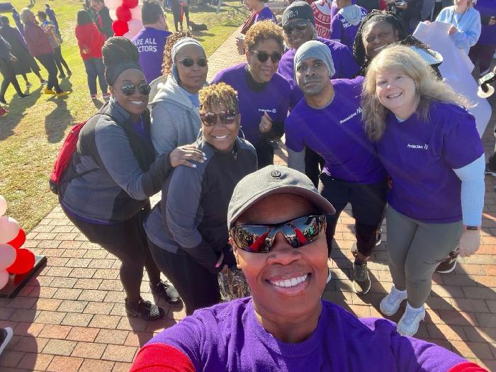 2024 Birmingham Heart Walk: Purple Hearts - Heart Walk - American Heart ...